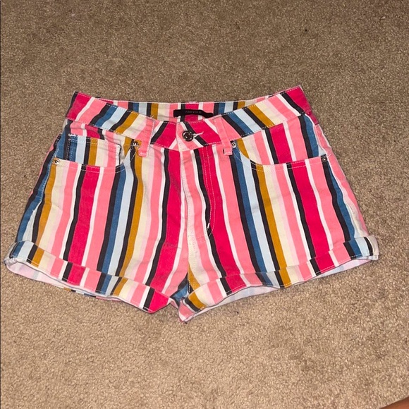 Forever 21 | Shorts | Multi Colored Striped Shorts | Poshmark